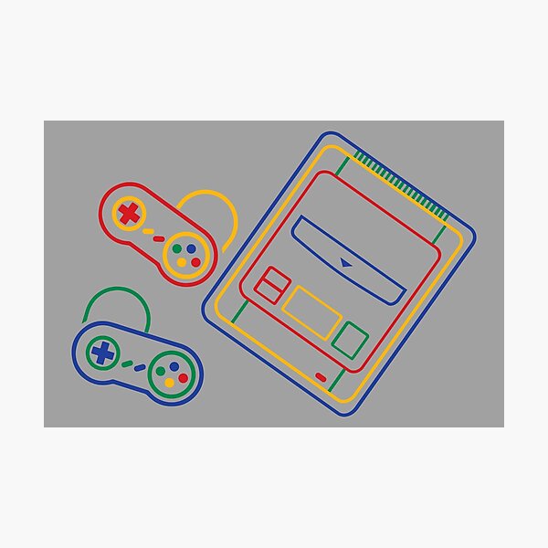 "Super Famicom Box Art" Photographic Print for Sale by Rev-Level ...