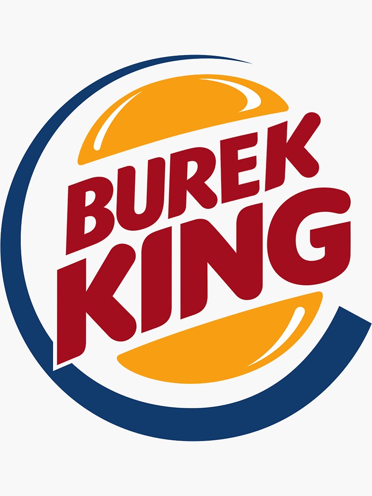 "Burek King" Sticker for Sale by adma101 | Redbubble