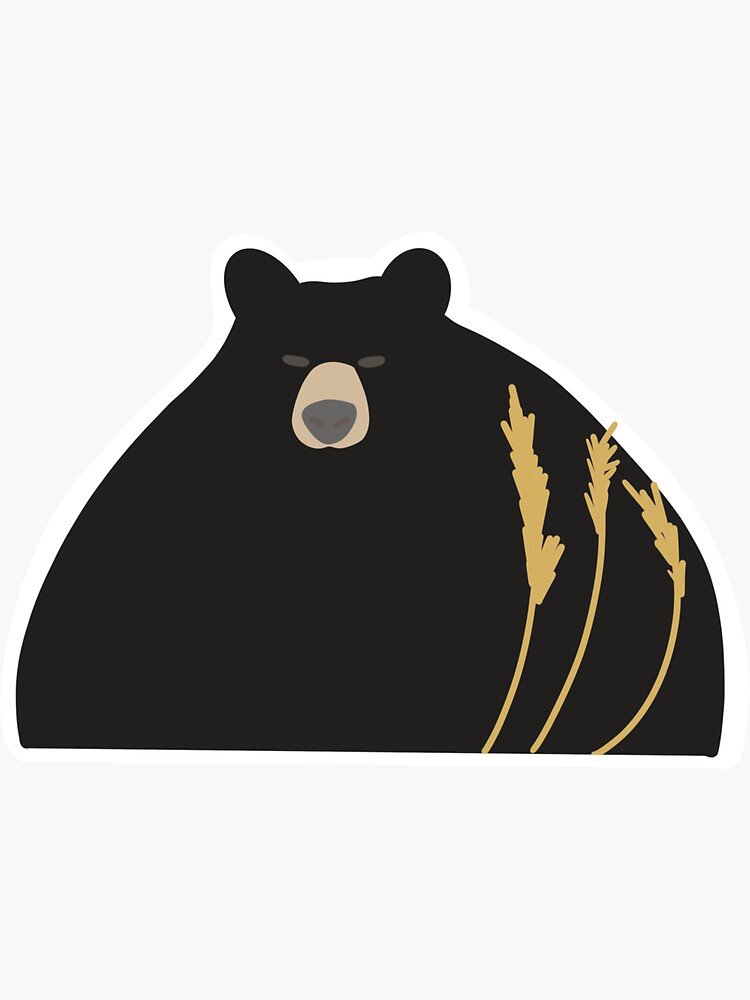"Round Bear" Sticker for Sale by Barkhoodies | Redbubble