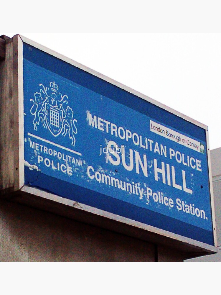 357 - Television's Sun Hill Police Station Premium Matte Vertical ...