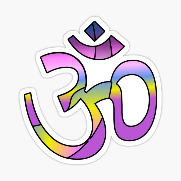 "goa symbol om" Sticker by Ruegen1983 | Redbubble
