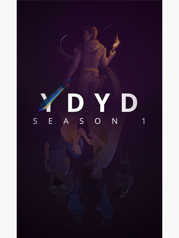 "YDYD Season 1 Poster" Sticker by mostlybeans | Redbubble
