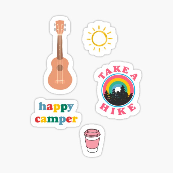 "*CUSTOM* happy sticker pack" Sticker for Sale by glowingly | Redbubble