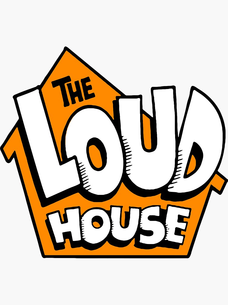 "the loud house logo" Sticker for Sale by ceartipe | Redbubble