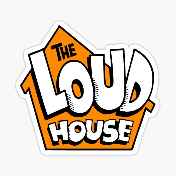 "the loud house logo" Sticker for Sale by ceartipe | Redbubble