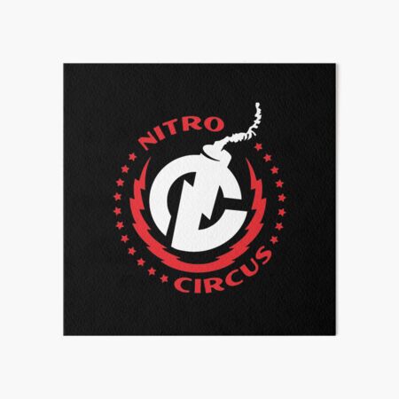"nitro circus logo" Art Board Print by arkijoe | Redbubble