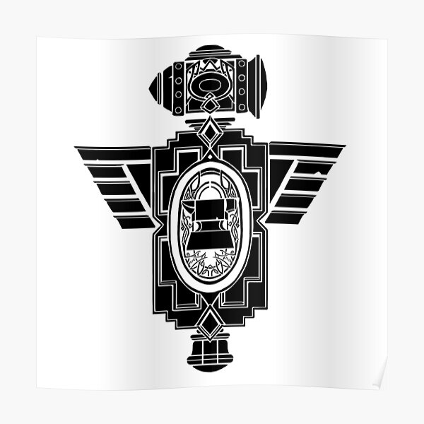 "Dwarf Crest - Black" Poster for Sale by All-Sorts | Redbubble