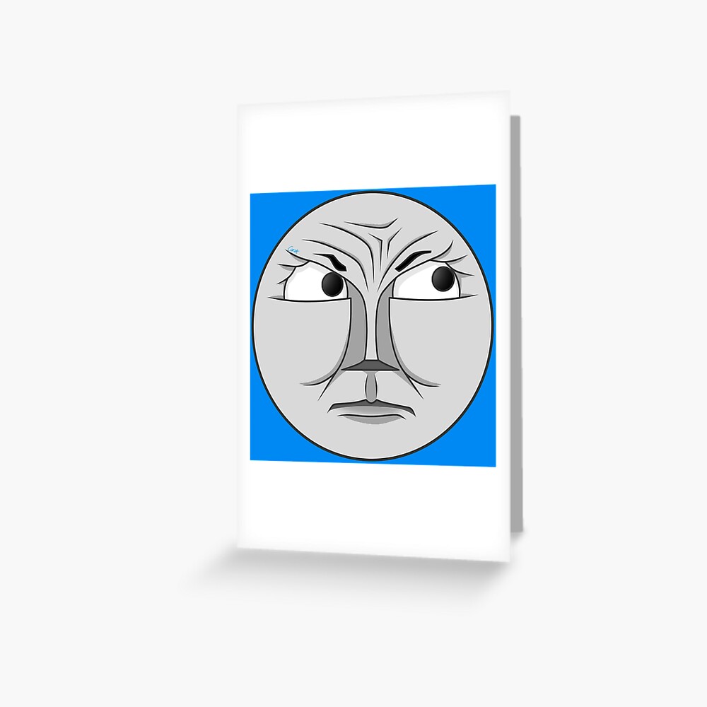 "Gordon (angry face)" Greeting Card for Sale by corzamoon | Redbubble