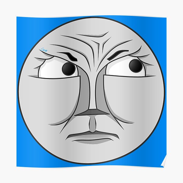 "Gordon (angry face)" Poster by corzamoon | Redbubble