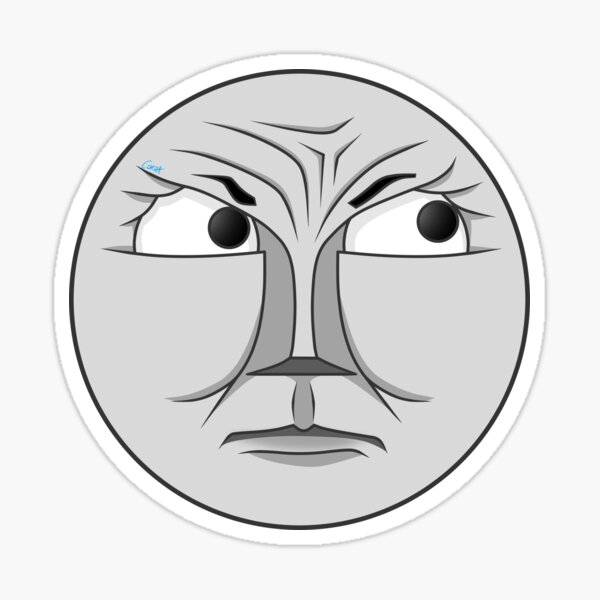 "Gordon (angry face)" Sticker for Sale by corzamoon | Redbubble