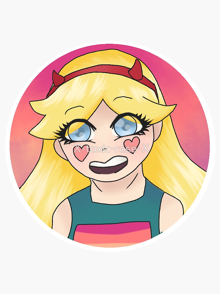"SVTFOE: Star sticker" Sticker for Sale by X-toxic-rose-X | Redbubble