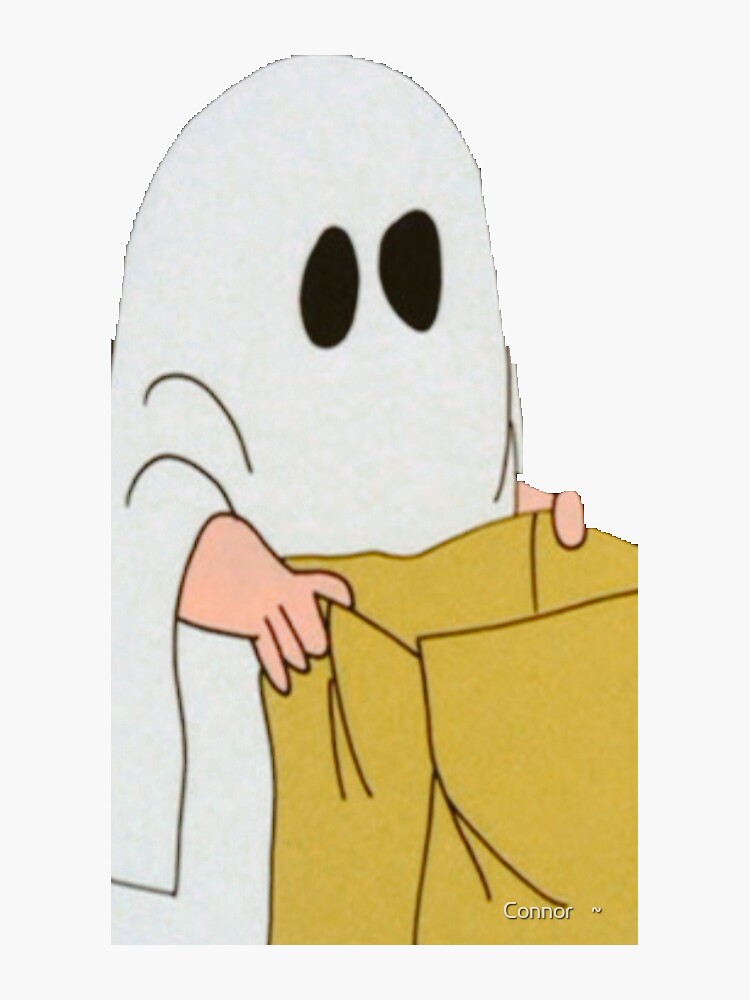 "Charlie brown ghost" Sticker for Sale by Connor-mrphy | Redbubble