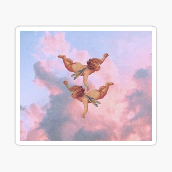 "aesthetic angels" Sticker for Sale by marsgillies | Redbubble