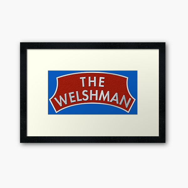 "THE WELSHMAN - HEADBOARD" Framed Art Print for Sale by WOOFANG | Redbubble