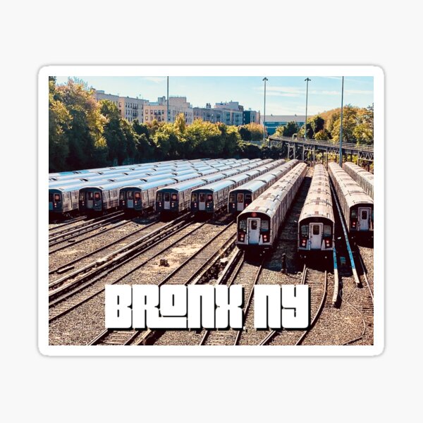 "Bronx New York" Sticker for Sale by mixed-media | Redbubble