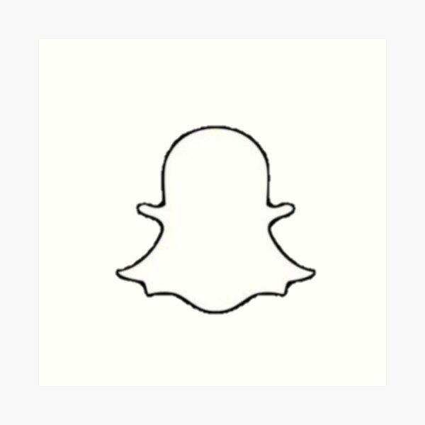 Snapchat Logo Art Prints | Redbubble