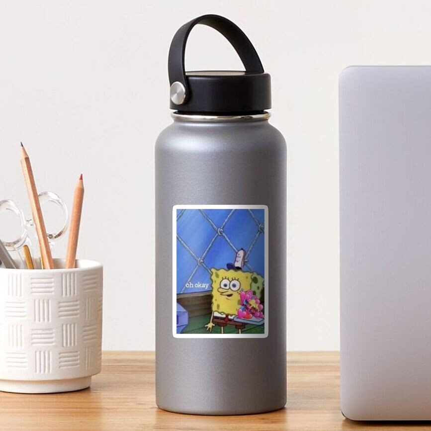 Pegatina Bob Esponja Te Ama De Matildaks Redbubble