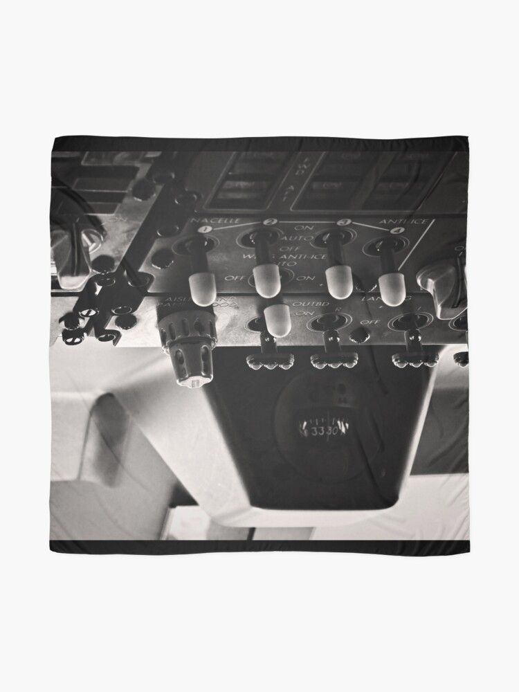 "Boeing 747 overhead panel switches close-up" Scarf by ThePilotChannel ...