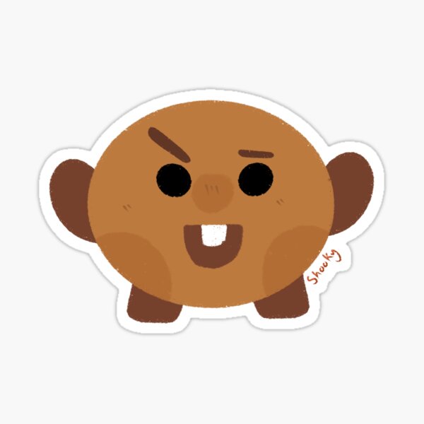 "Shooky BTS " Sticker for Sale by Ewwbear | Redbubble