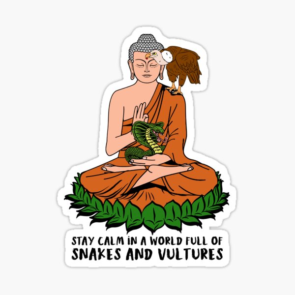 "Buddha" Sticker for Sale by craglornbae | Redbubble