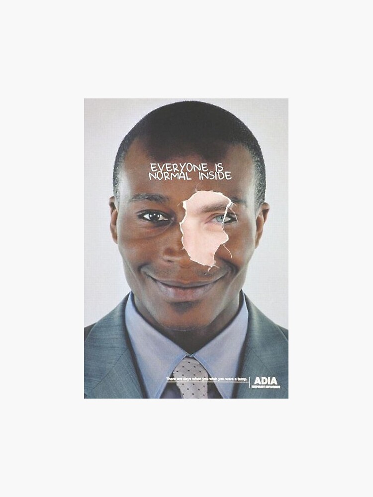 "everyone is normal inside" Sticker by LiamBriers | Redbubble