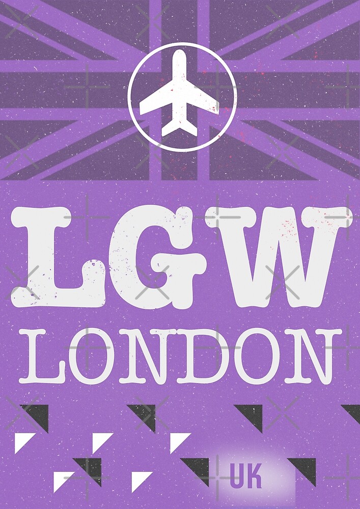 "Gatwick Airport LGW London " by airportstickers K. G. | Redbubble