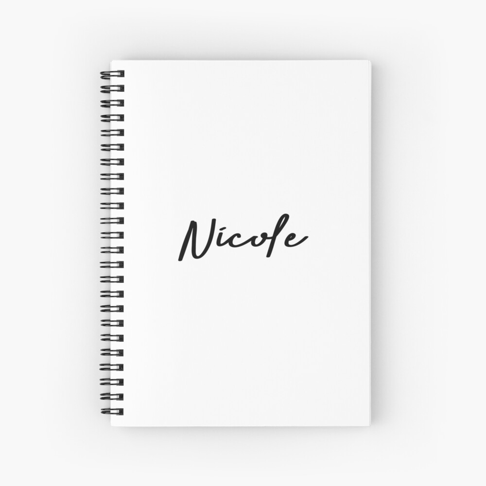 "Nicole handwriting" Sticker for Sale by taryncarey225 | Redbubble