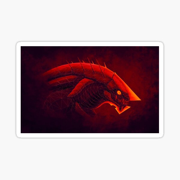 "Khanivore" Sticker for Sale by LittleBigKaiju | Redbubble