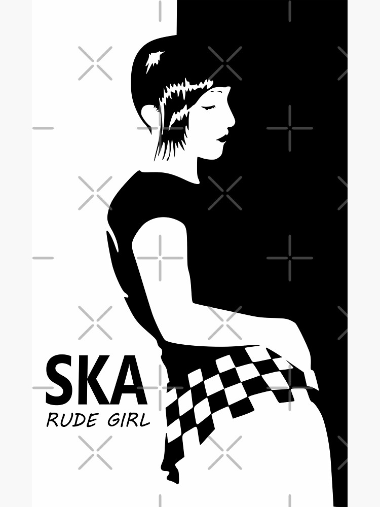 "Rude Girl Ska" Sticker by angelabarrett | Redbubble