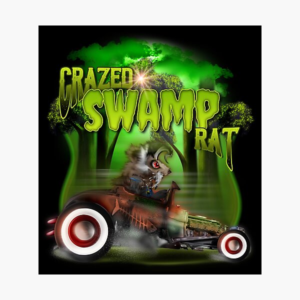 "Crazed Swamp Rat" Photographic Print by parkie | Redbubble