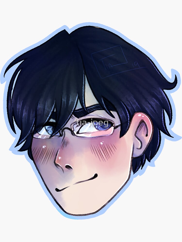 "TENYA IIDA sticker" Sticker for Sale by tia-jpeg | Redbubble