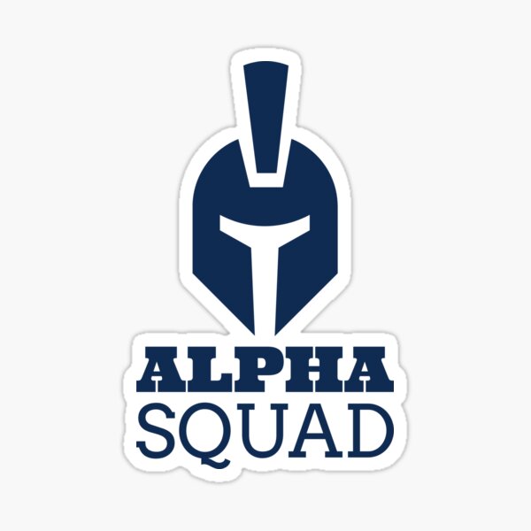"Alpha Squad" Sticker by Kiwisdesign | Redbubble