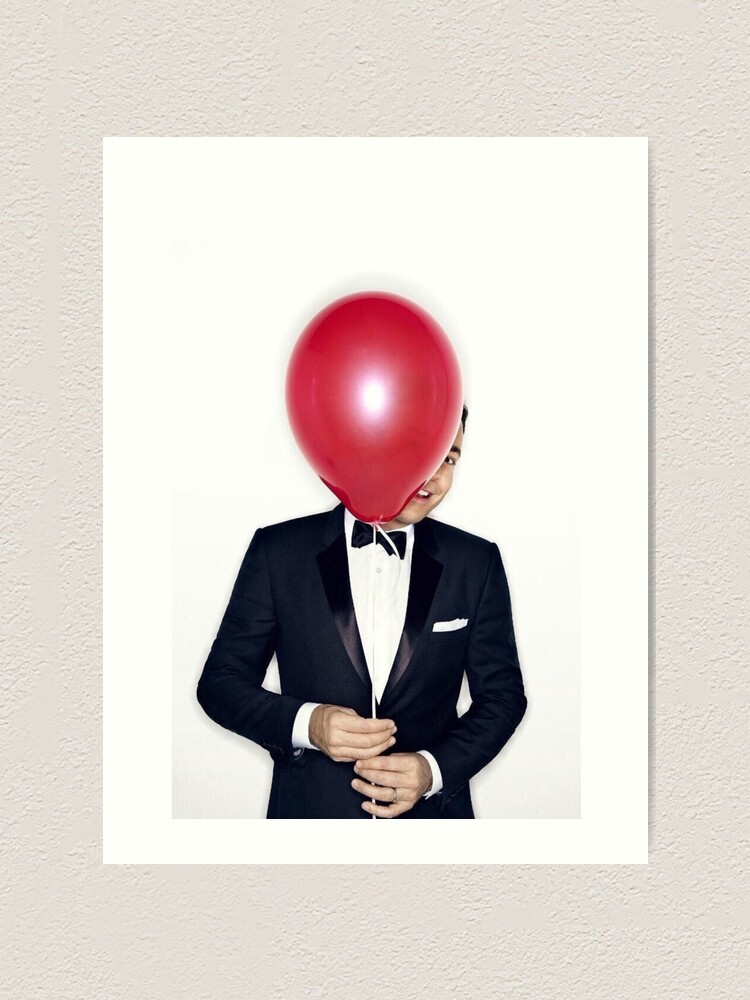 "Jimmy Fallon with Red Balloon" Art Print by FallonDowneyJr | Redbubble