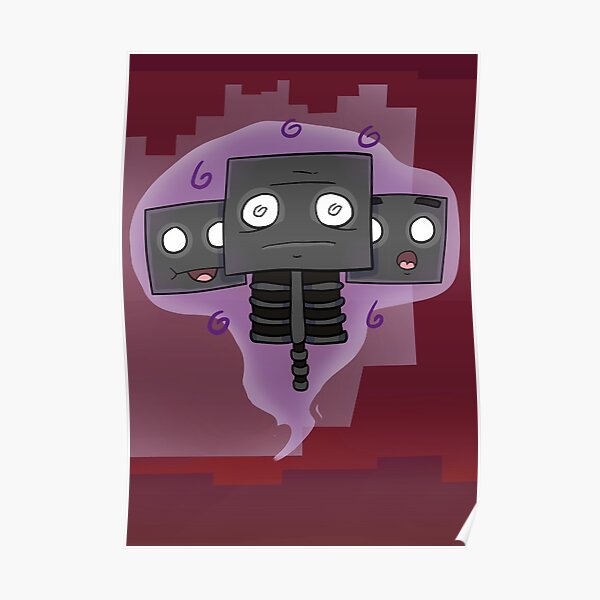 Minecraft Wither Posters | Redbubble