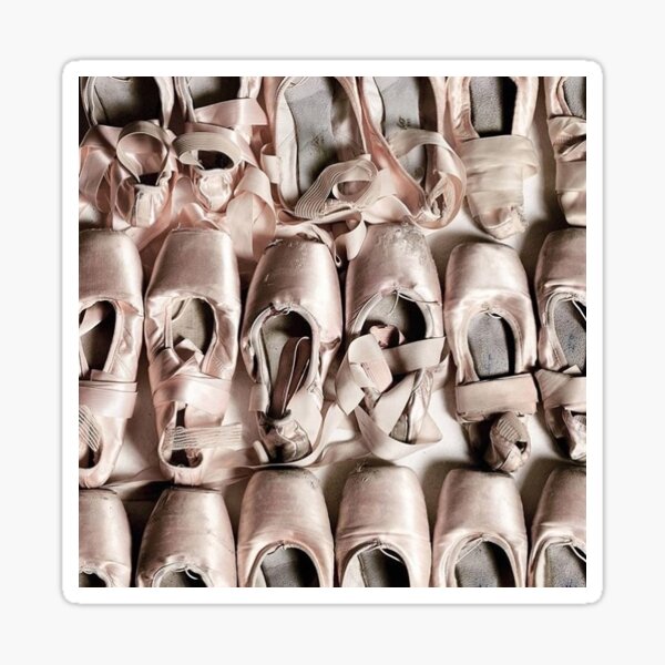 "Ballet pointe shoes" Sticker by cassiedevaney | Redbubble