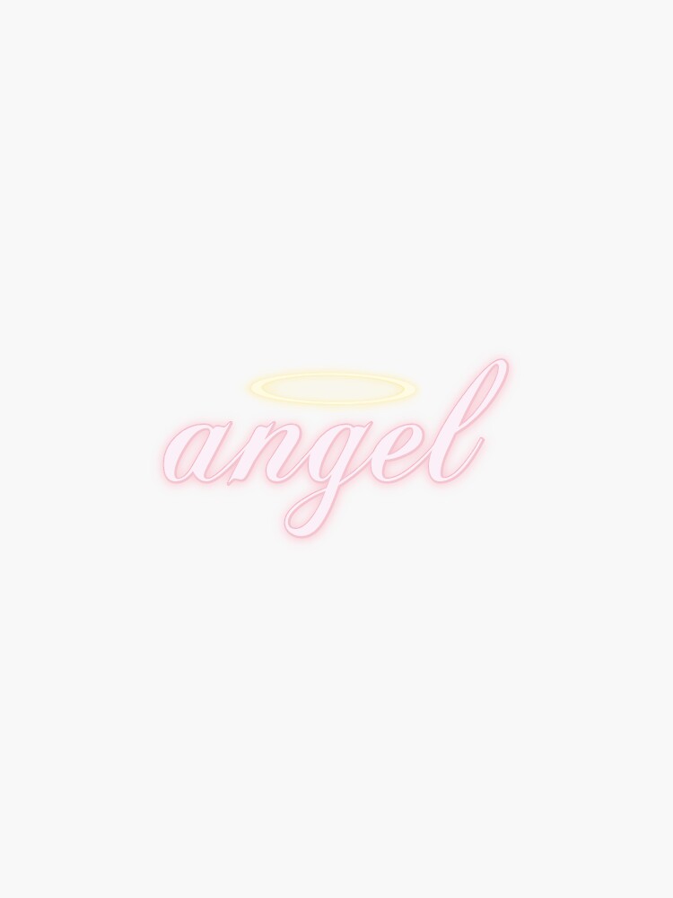 "Angel" Sticker for Sale by venustears | Redbubble