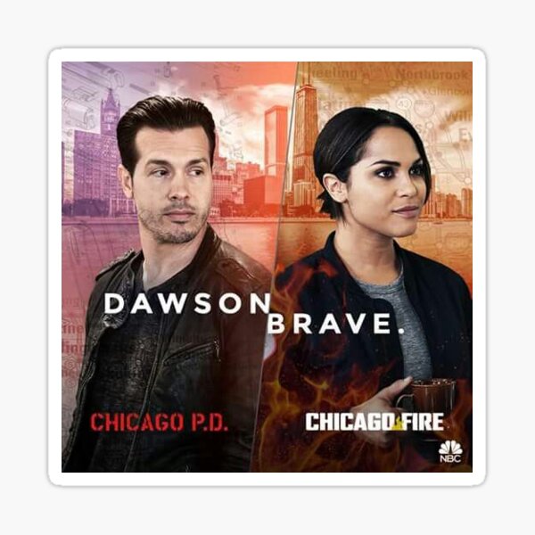 "One Chicago" Sticker for Sale by leahgrace7 | Redbubble