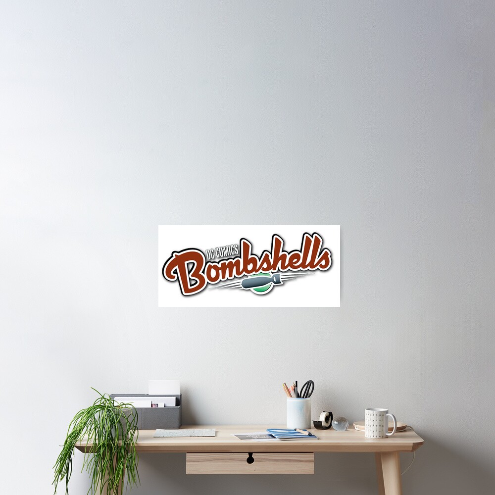 "DC Comics Bombshells Logo" Poster for Sale by sophiahootman | Redbubble