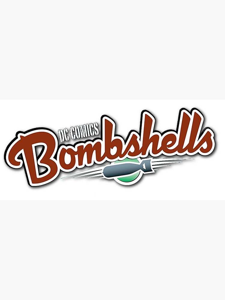 "DC Comics Bombshells Logo" Poster by sophiahootman | Redbubble