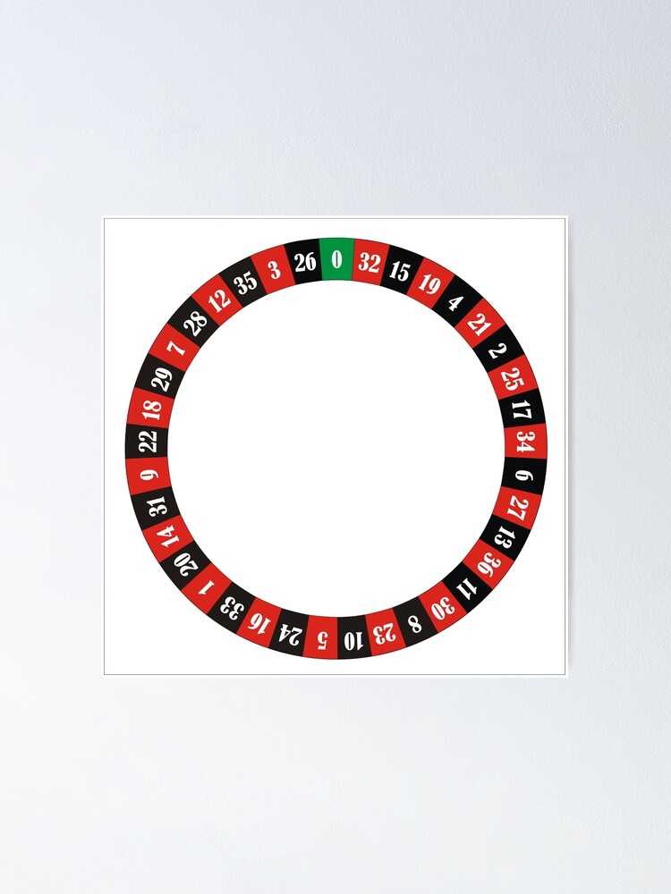"roulette wheel" Poster for Sale by tony4urban | Redbubble