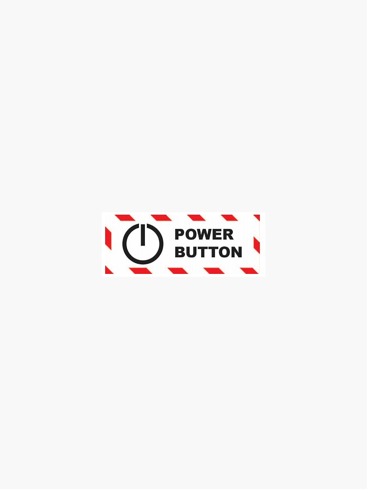 "Power Button for FTC Robots" Sticker for Sale by allyn517 | Redbubble