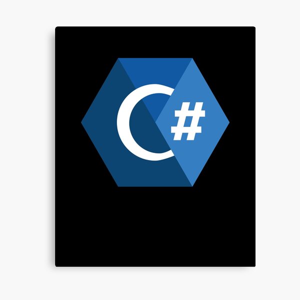 "C Sharp Programmer C# Programming" Canvas Print for Sale by vladocar ...