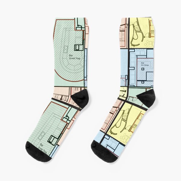 "blueprint" Socks for Sale by tony4urban | Redbubble