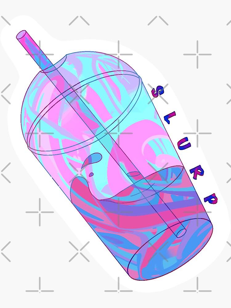 "Slushie" Sticker for Sale by FeathersDoodles | Redbubble
