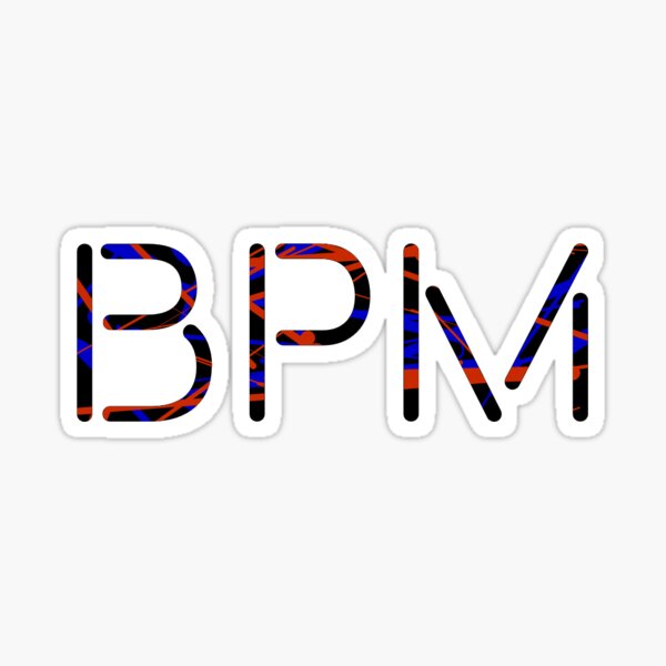 "BPM" Sticker for Sale by PearJam | Redbubble