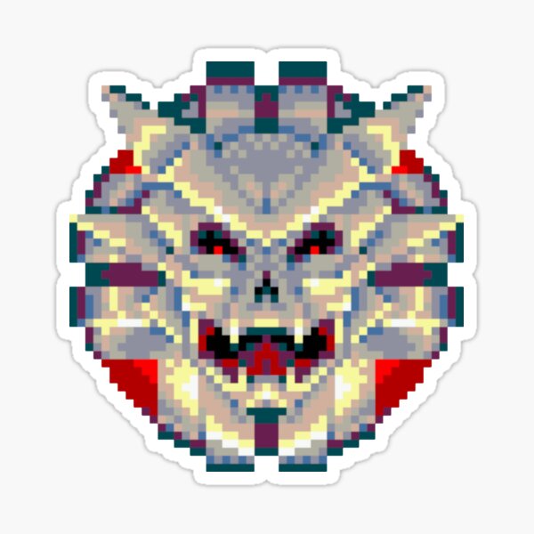 "Sinistar" Sticker for Sale by BiscuitError | Redbubble