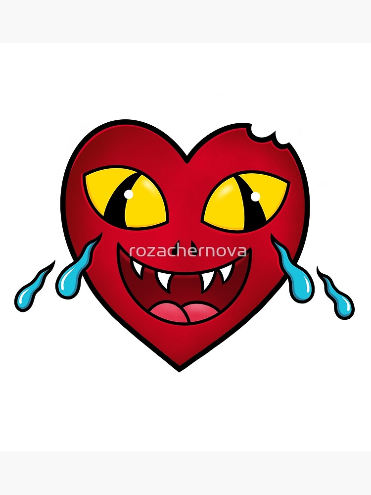 "Vampire heart " Poster by rozachernova | Redbubble