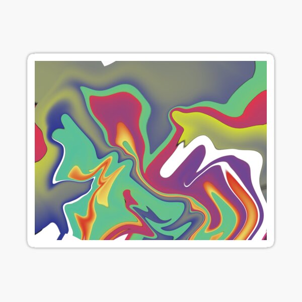 "Oil Slick" Sticker for Sale by meicoombs | Redbubble