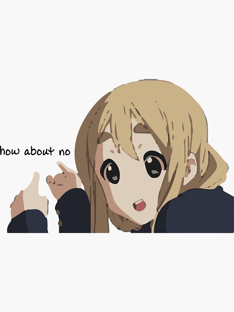 "How About No" Sticker for Sale by evequickk | Redbubble