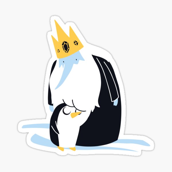 "Ice King & Gunter (Adventure Time)" Sticker for Sale by ...